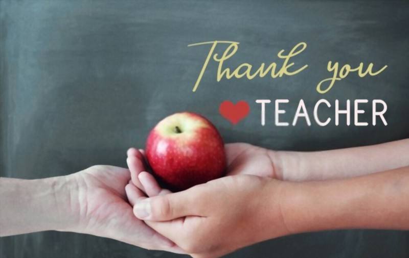 27 Best Example Thank - You Notes for Teachers - An Everyday Story